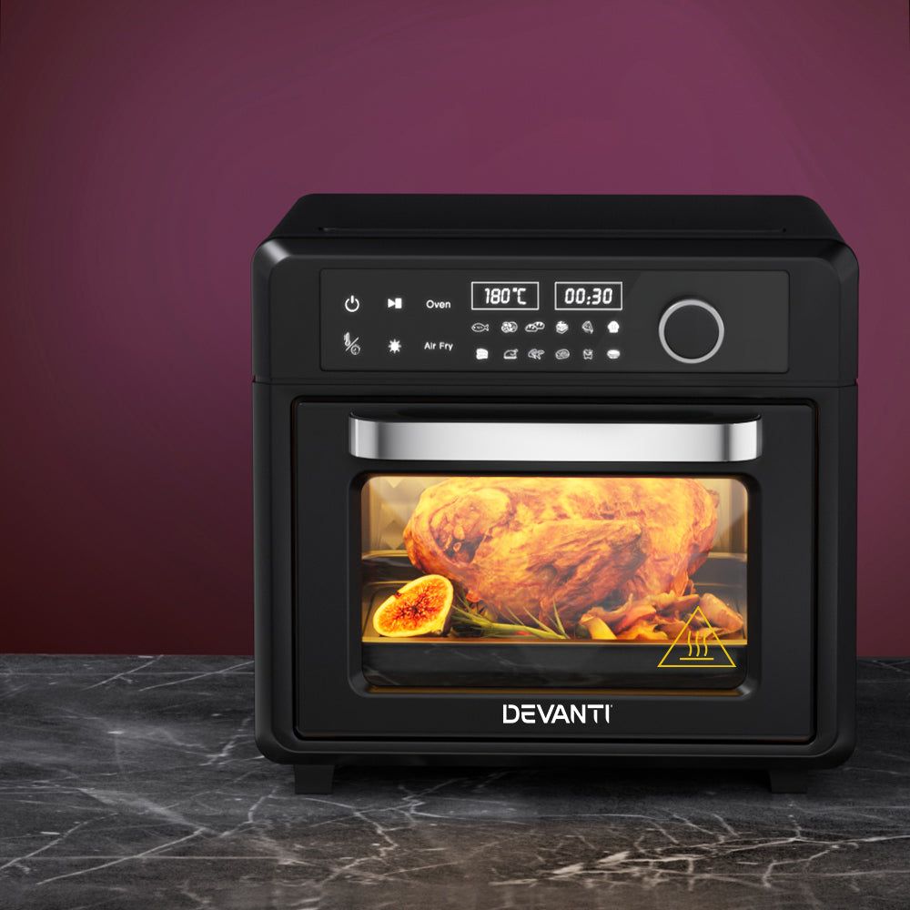 Devanti Air Fryer 20L LCD Fryers Oven — Home Living Store