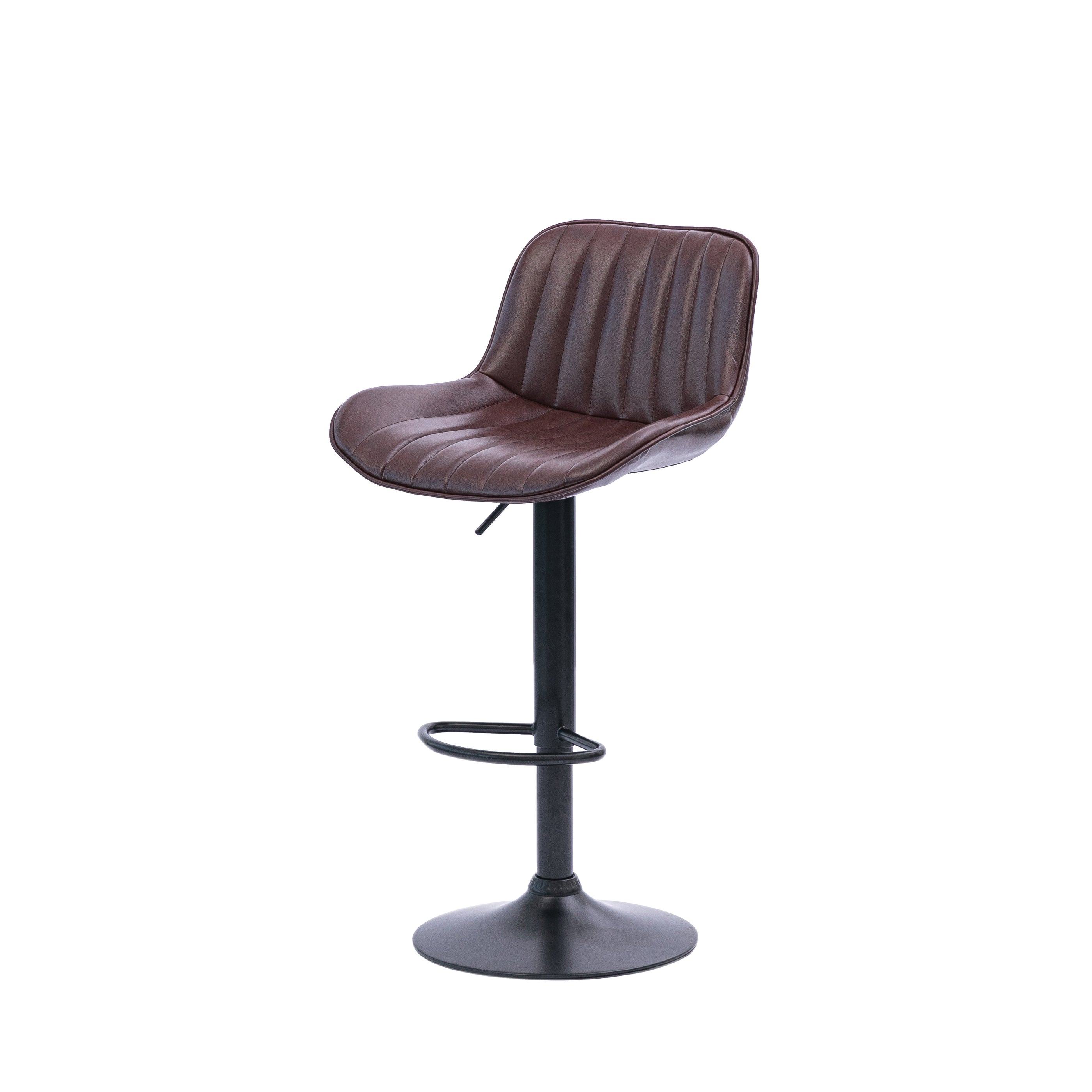 Frank Bar Stools – Brown PU (Set of 2) by Urban Style — Home Living Store