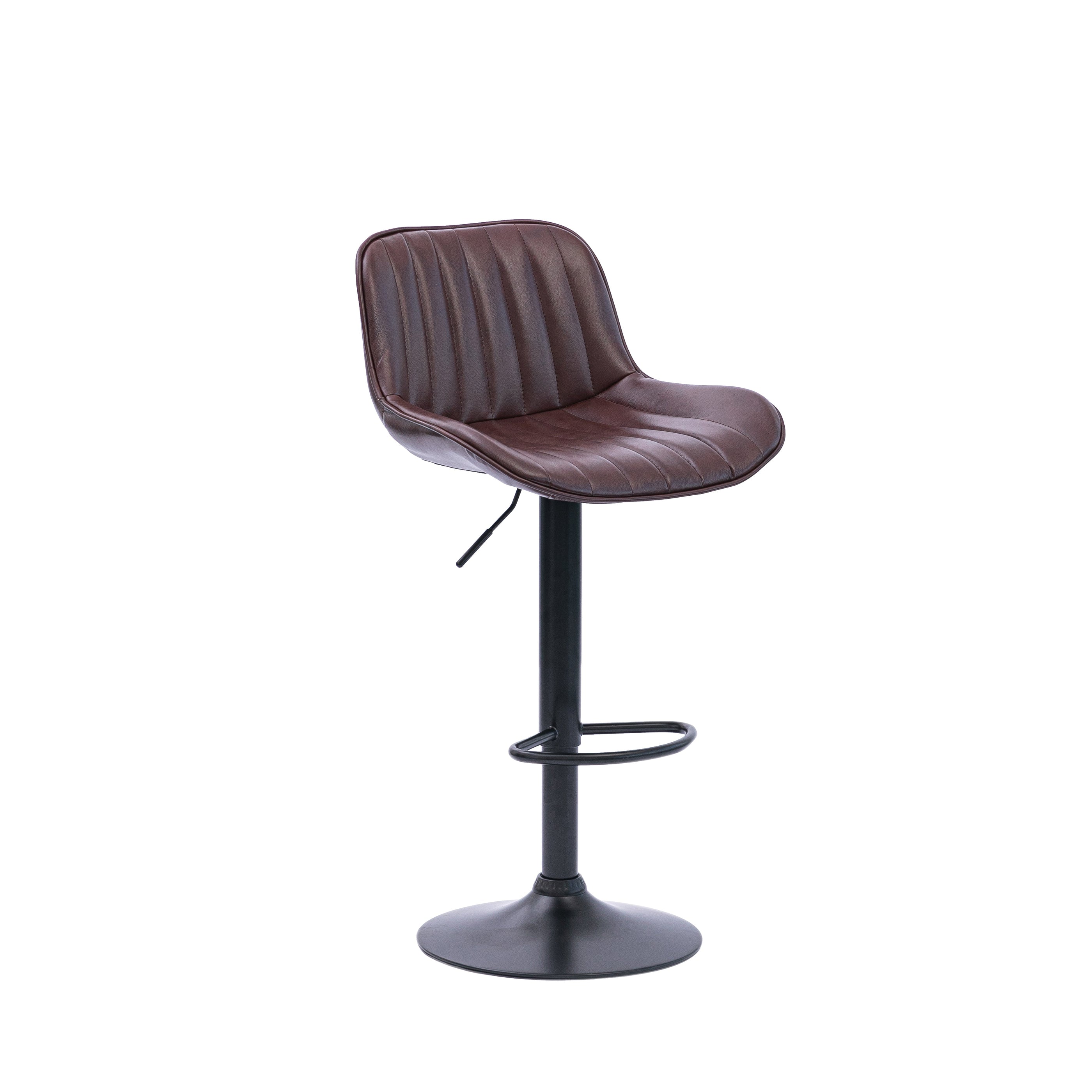Frank Bar Stools – Brown PU (Set of 2) by Urban Style — Home Living Store