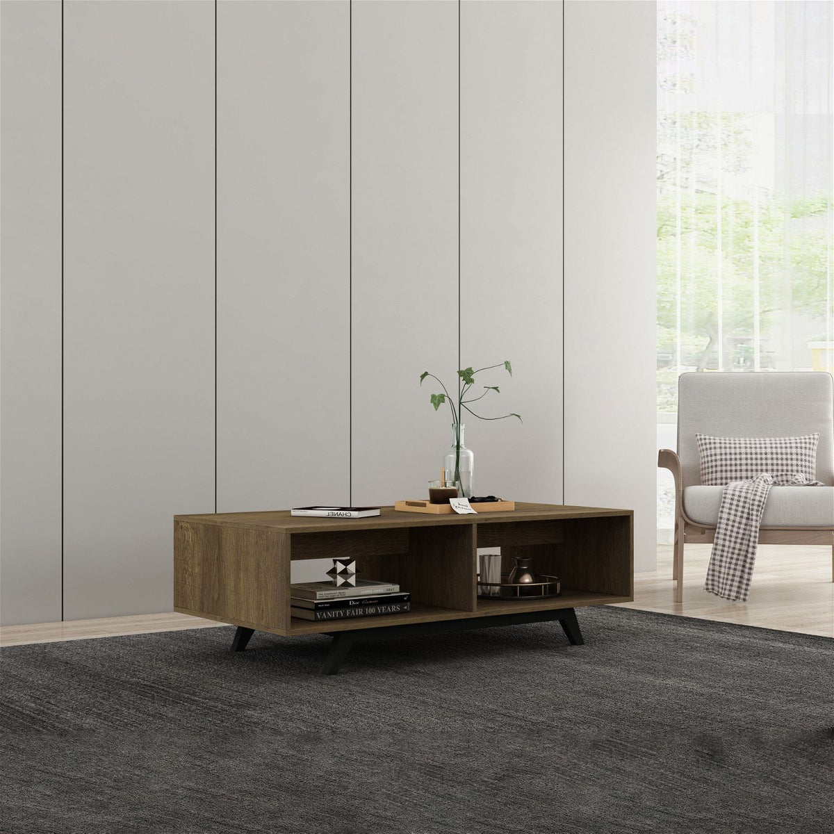Metro Coffee Table Dark Oak - Elevate Your Living Area with Modern ...