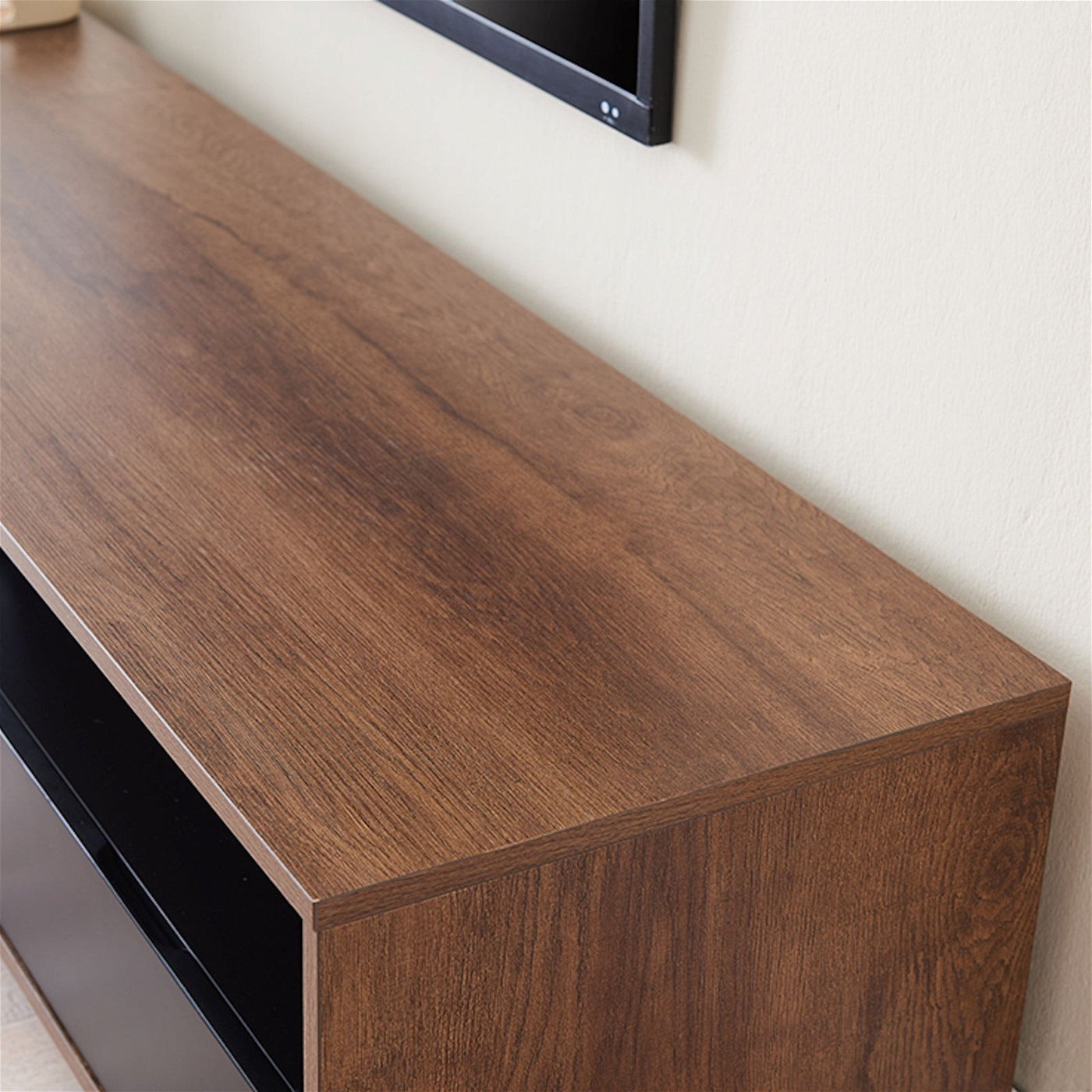 SUAVE1800 Entertainment Unit Dark Oak - Elegant Lowline TV Cabinet by ...